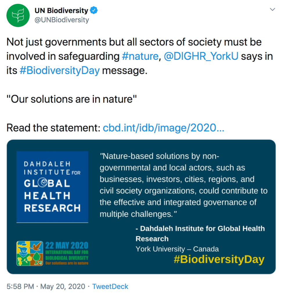 Nature-based solutions: Catalyzing action for biodiversity, climate ... Nature-based solutions: Catalyzing action for biodiversity, climate ...