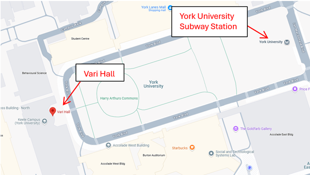 CAPnet Venue & Map - The Brain and Integrative Vision Conference 2025